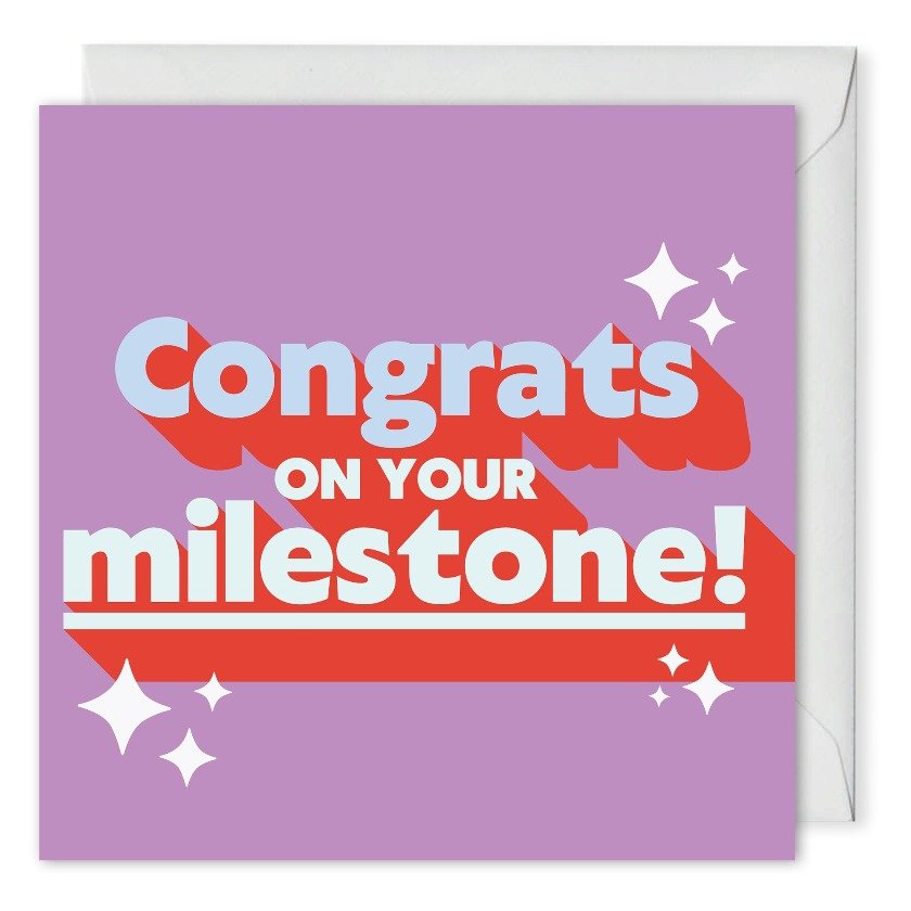 Personalised Congrats On Work Milestone Card For Employees | Greetd