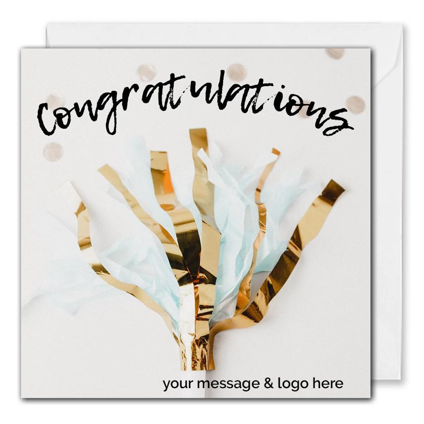 Corporate Congratulations Card - Custom Card Template | Greetd